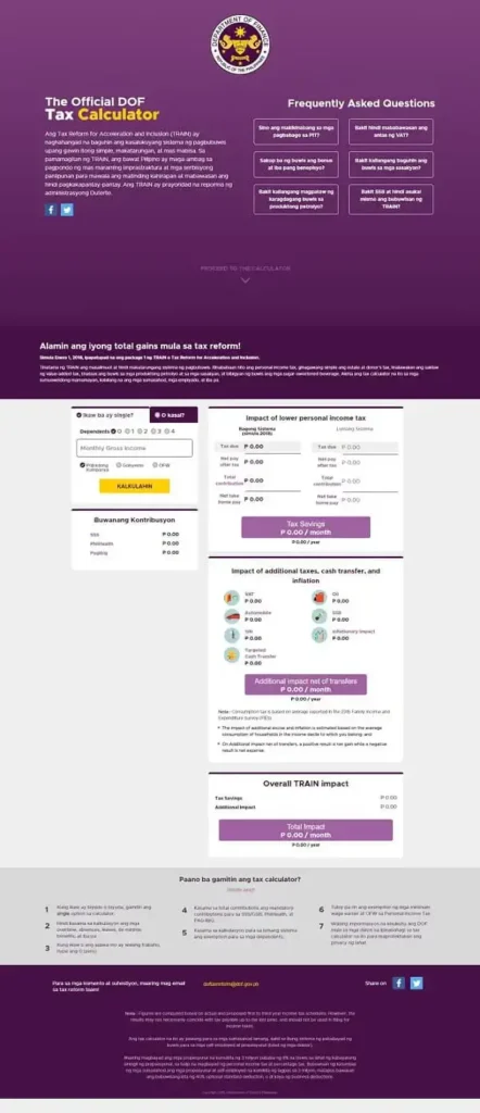 Calculating Your Income Tax with an Online Tax Calculator