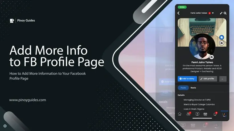How to Add More Information to Your Facebook Profile Page?